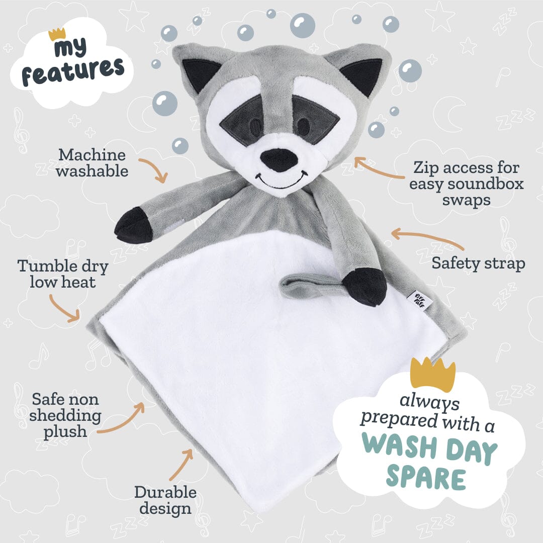 Wash Day Spare Plush - Bandit The Raccoon – Riff Raff Baby AU