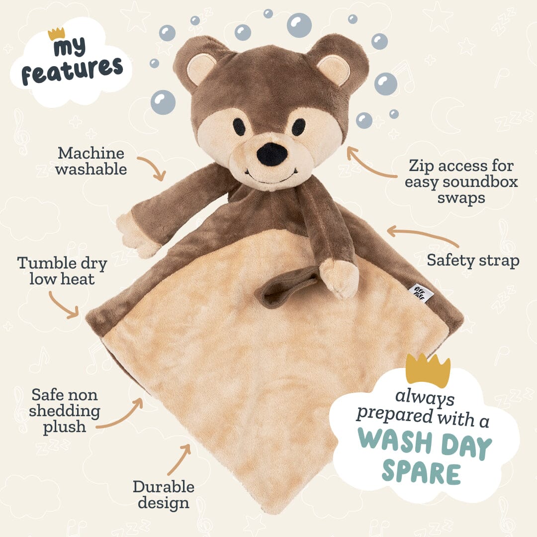 Wash Day Spare Plush - Banjo The Bear – Riff Raff Baby AU