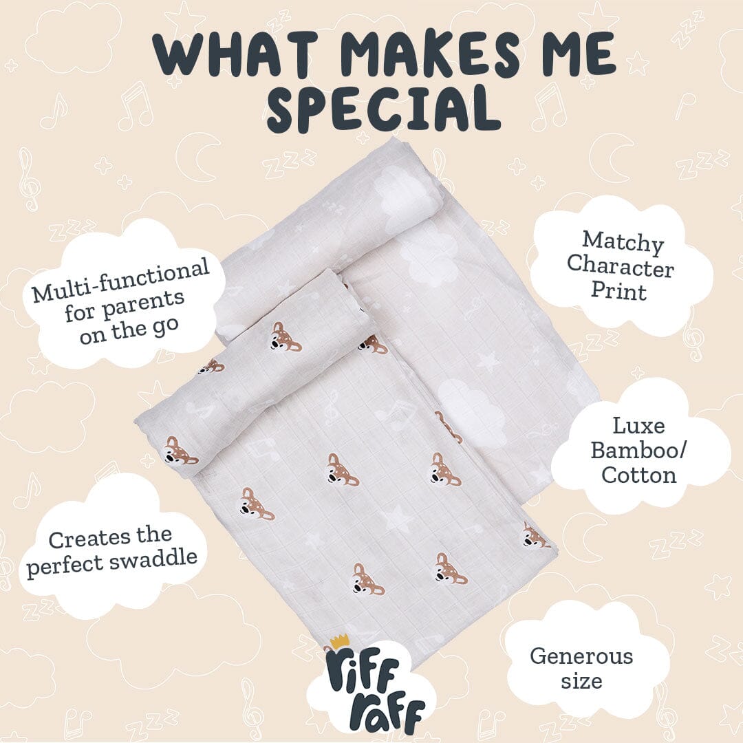 Swaddle 2pk - Raffy The Fawn – Riff Raff Baby AU